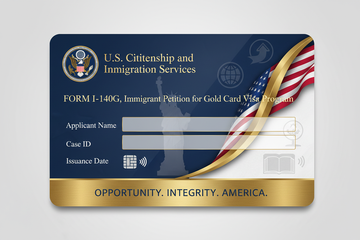USCIS Introduces Form I-140G for the New “Gold Card” Visa Program: Wha ...
